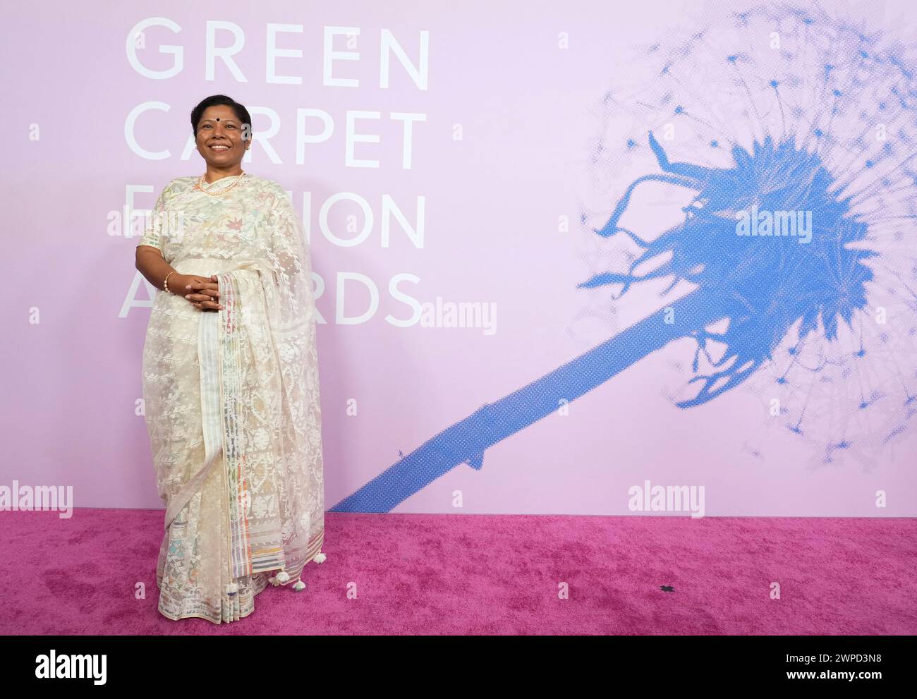 Kalpona Akter arrives at the Green Carpet Fashion Awards, Wednesday ...