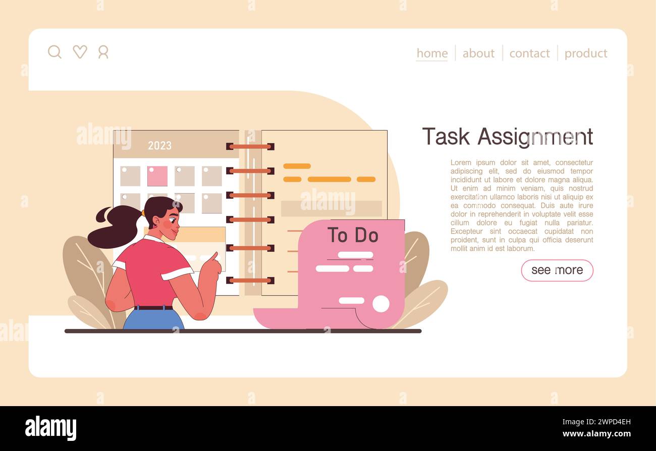 Delegation assignment Stock Vector Images - Alamy