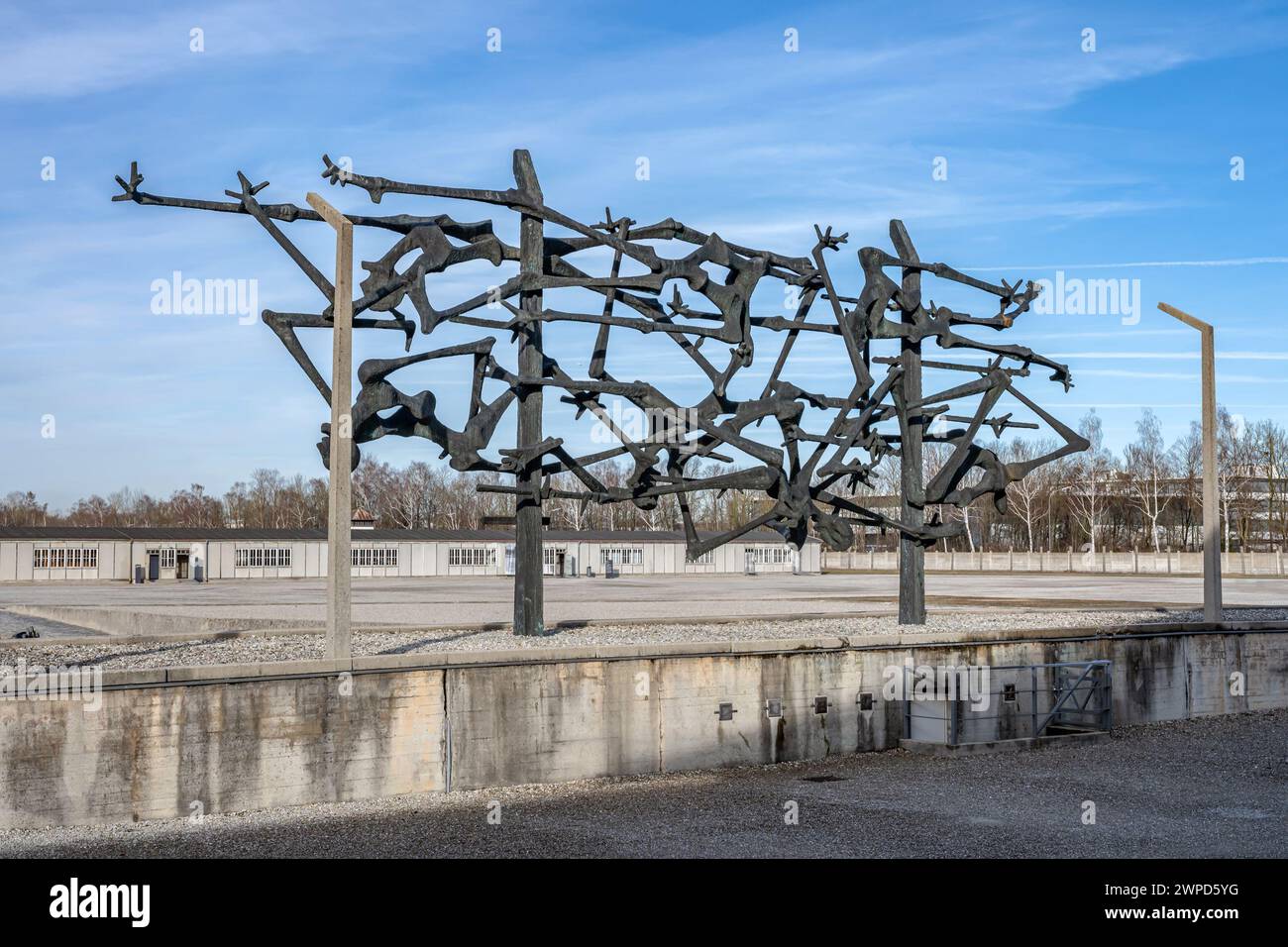 Dachau Concentration Camp Buildings in Germany Stock Photo - Alamy