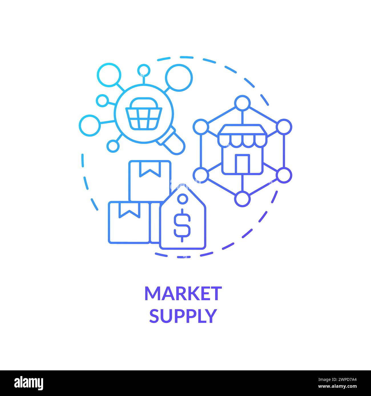 Market supply blue gradient concept icon Stock Vector Image & Art - Alamy Market supply blue gradient concept icon Stock Vector Image & Art - Alamy