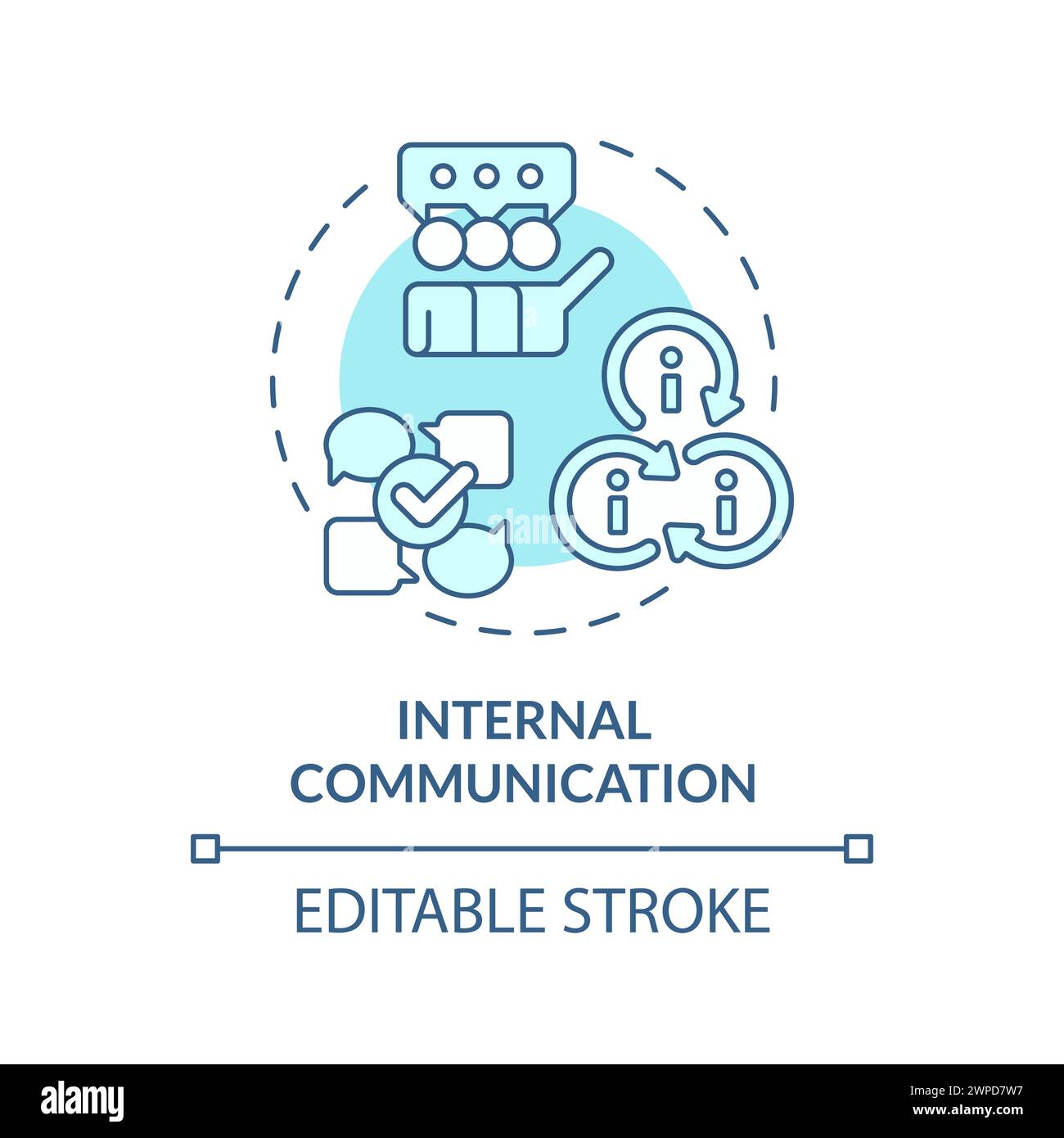 Internal Communication Stock Vector Images Alamy