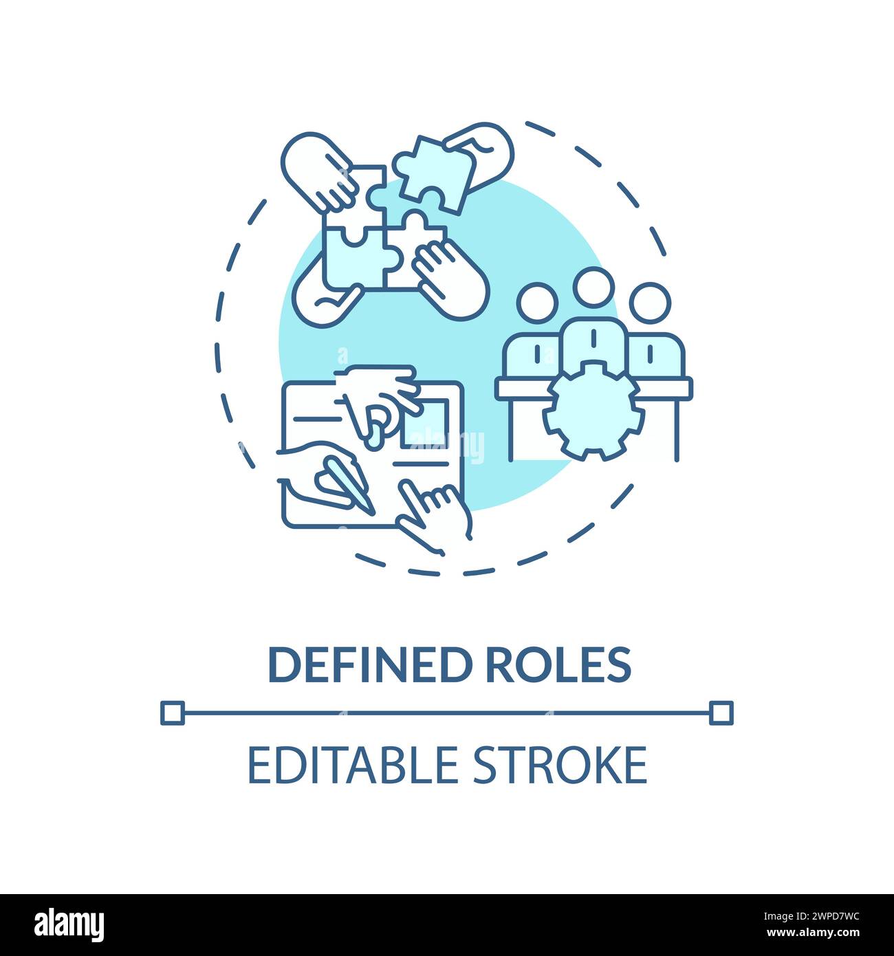 Defined roles soft blue concept icon Stock Vector Image & Art - Alamy Defined roles soft blue concept icon Stock Vector Image & Art - Alamy
