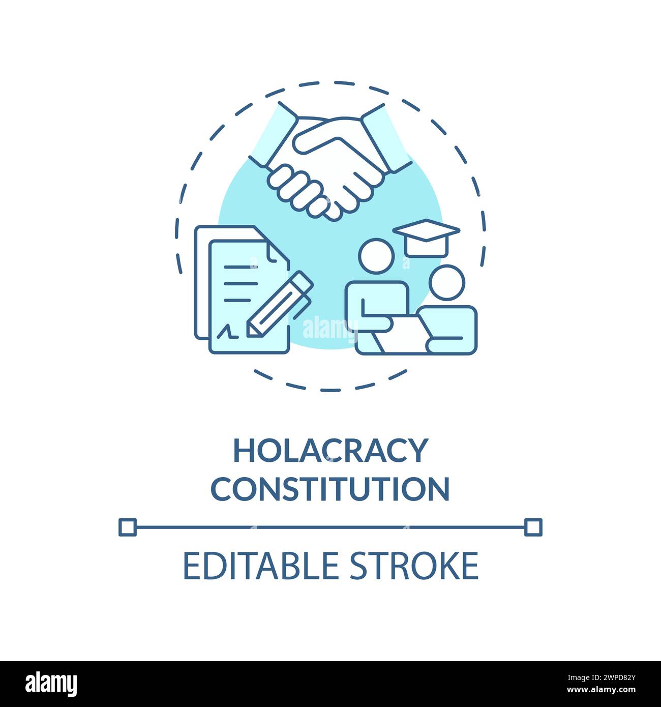 Holacracy principles Stock Vector Images - Alamy
