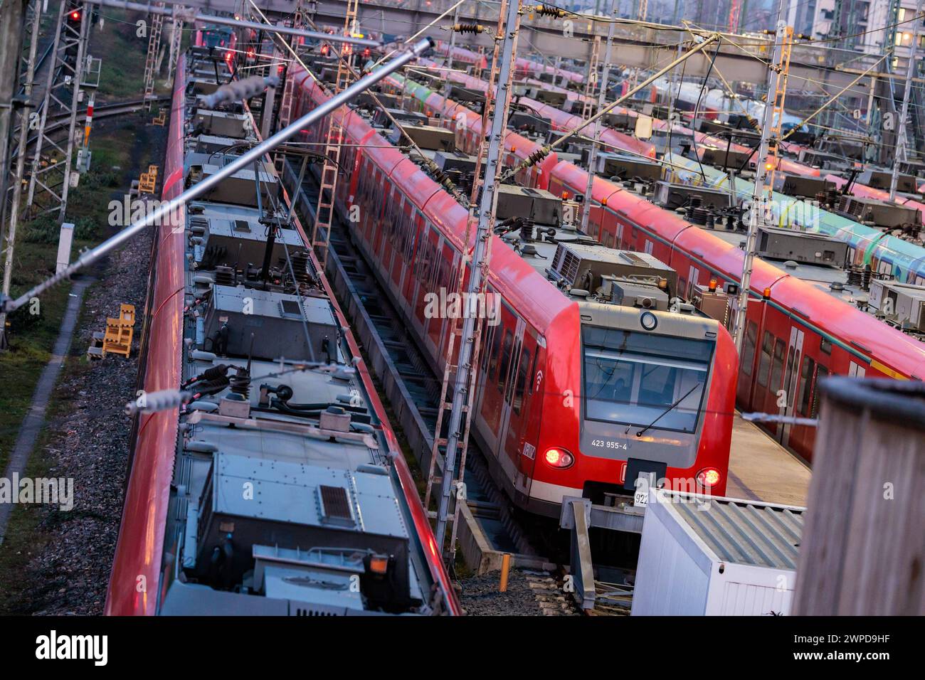 Frankfurt am Main, Hauptbahnhof, 07.03.2024, GDL-Streik bei der Bahn ...