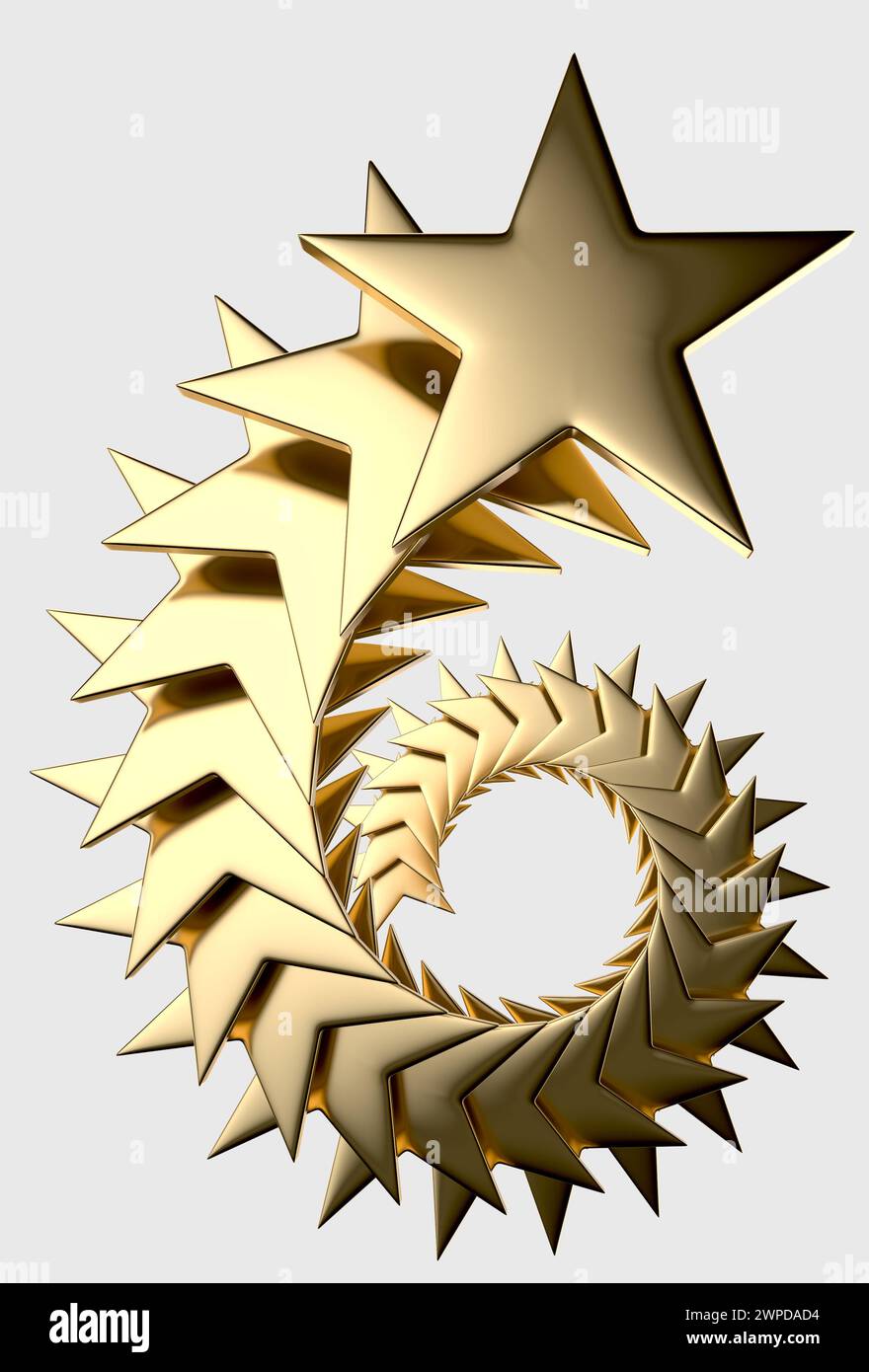 3d rendering array star hi-res stock photography and images - Alamy