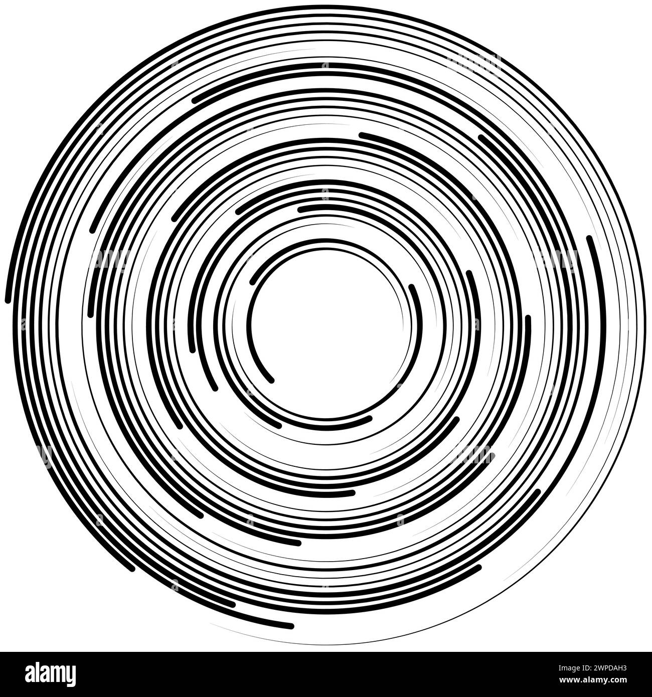 Abstract background with lines. Circles with place for your text on a ...