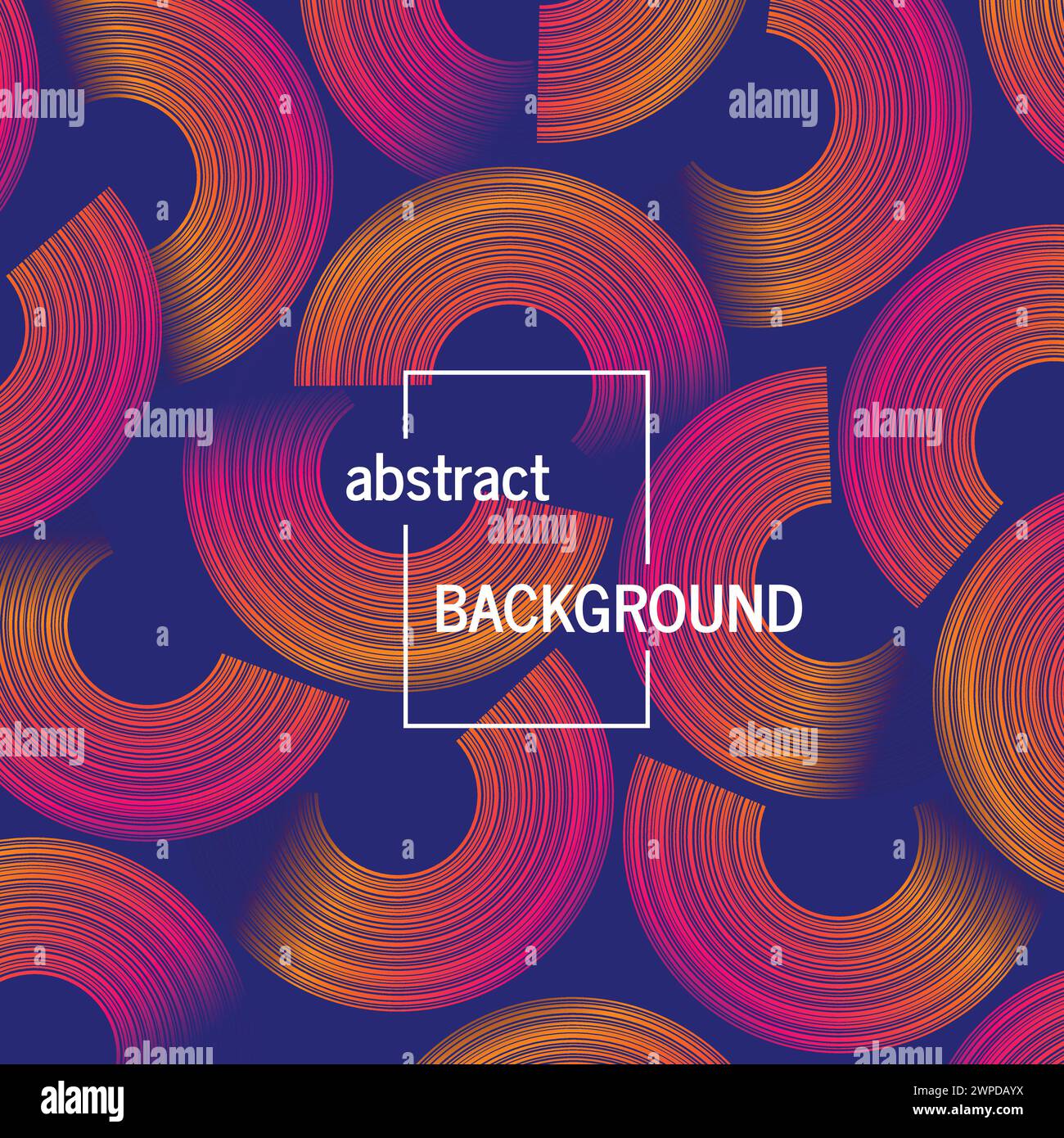 Trendy geometric background with abstract circles shapes. Futuristic ...