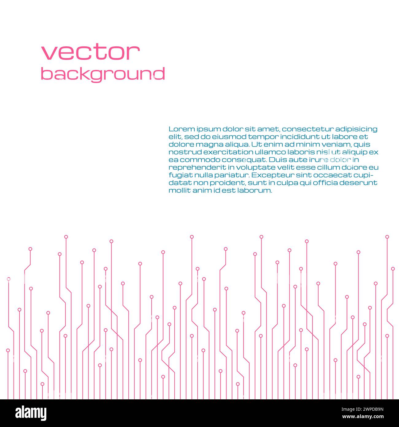 Abstract Technological White Background With Elements Of The Microchip