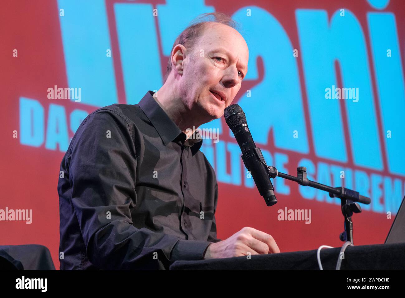 Martin Sonneborn at an appearance during the Cologne literature ...