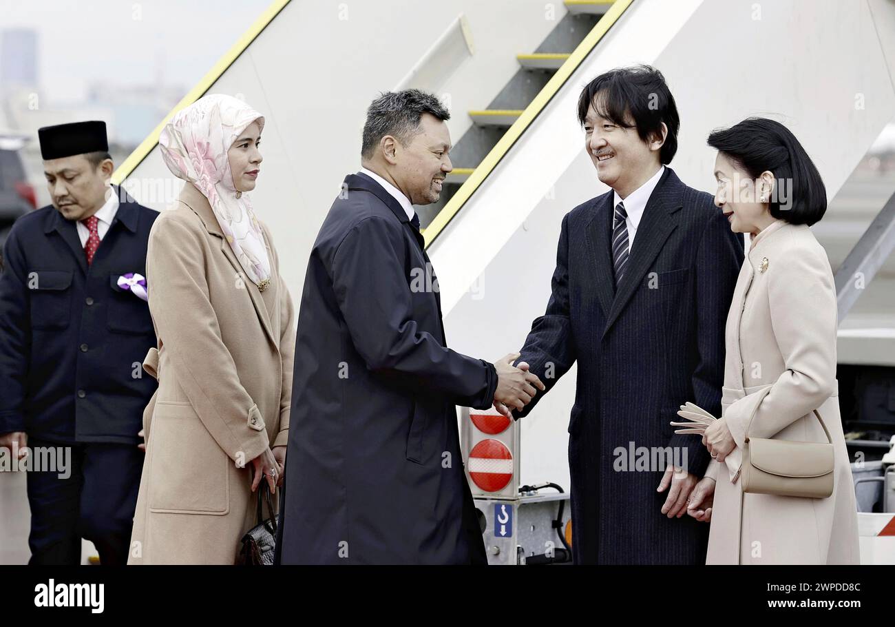 Brunei's Crown Prince Haji Al-Muhtadee Billah and Crown Princess Paduka ...