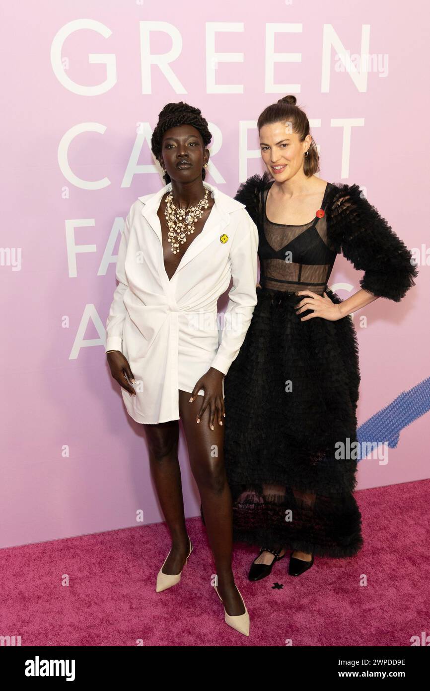 Los Angeles, USA. 06th Mar, 2024. Mary Marker and Cameron Russell ...