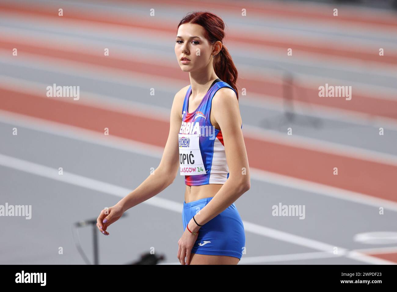 Angelina Topic (SRB, High Jump) during the 2024 World Athletics ...