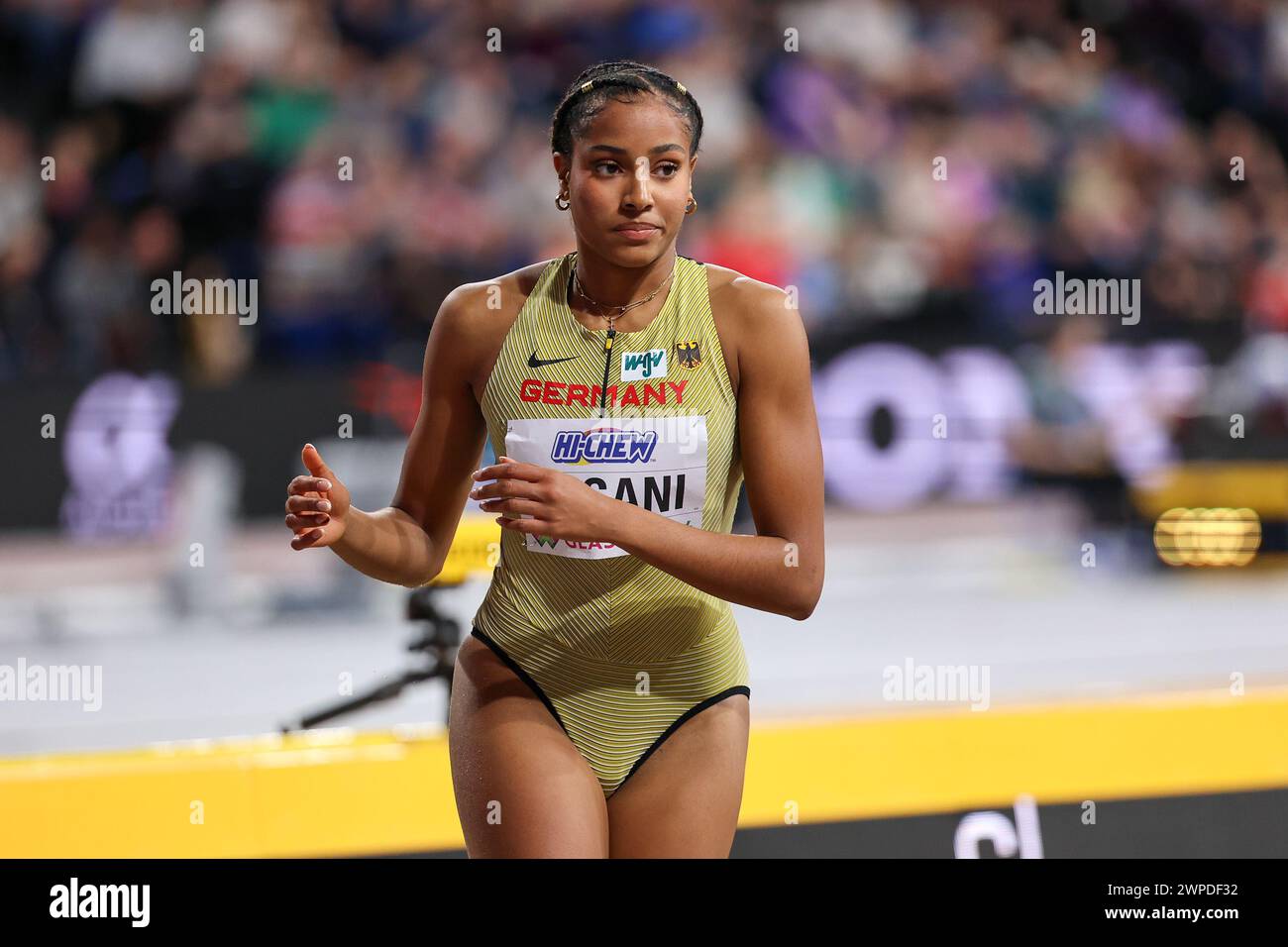 Mikaelle Assani (GER, Long Jump) during the 2024 World Athletics ...