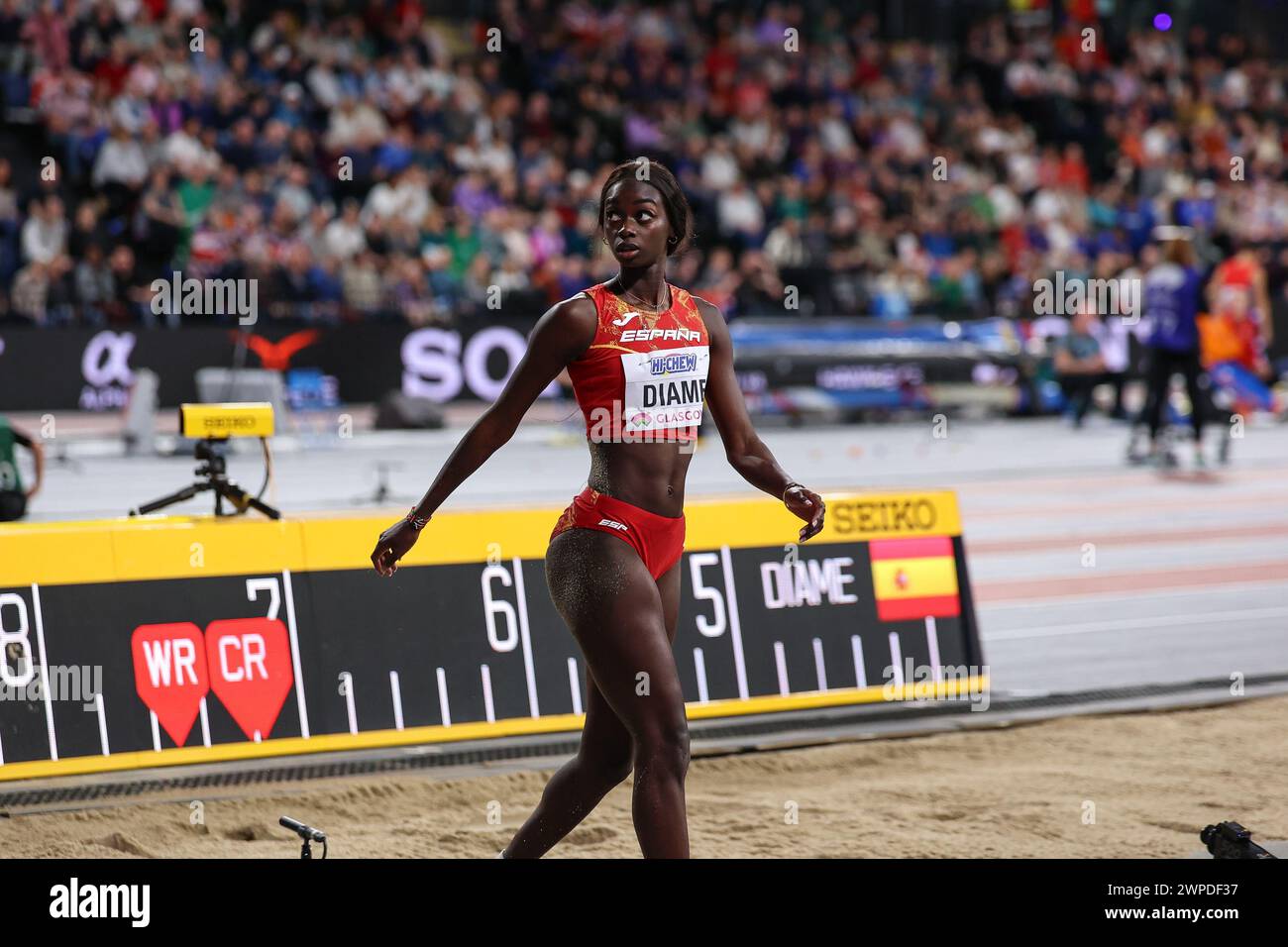 Fatima Diame (ESP, Long Jump) during the 2024 World Athletics ...