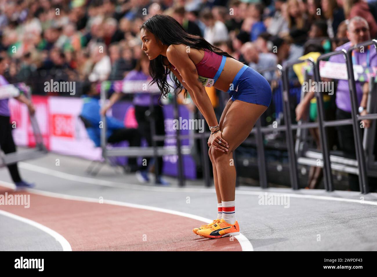 Tara Davis-Woodhall (USA, Long Jump) during the 2024 World Athletics ...