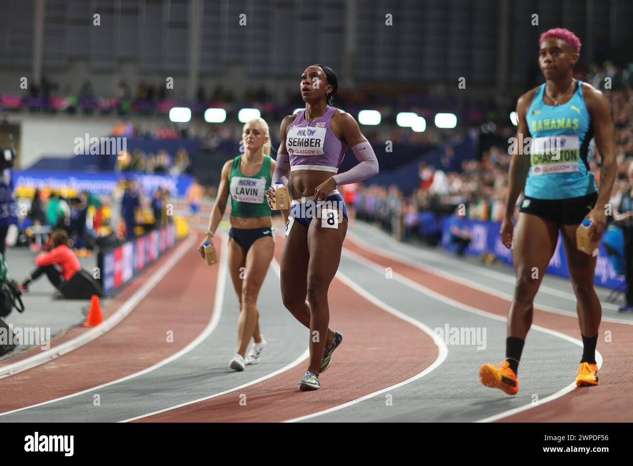 Cindy Sember (GBR, 60 Metres Hurdles) during the 2024 World Athletics ...