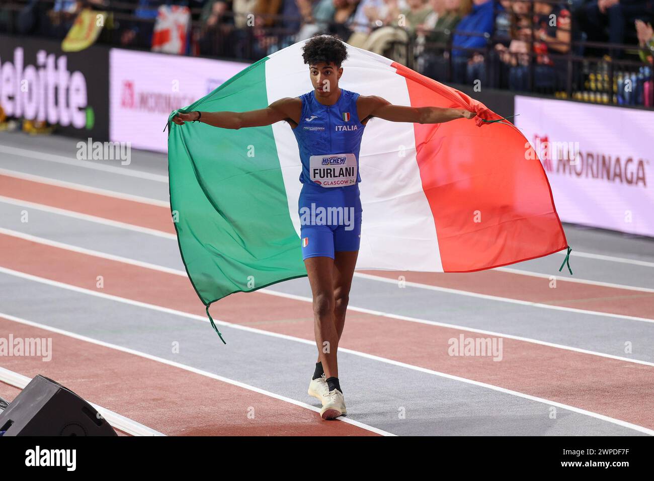 Mattia Furlani (ITA, Long Jump) during the 2024 World Athletics ...