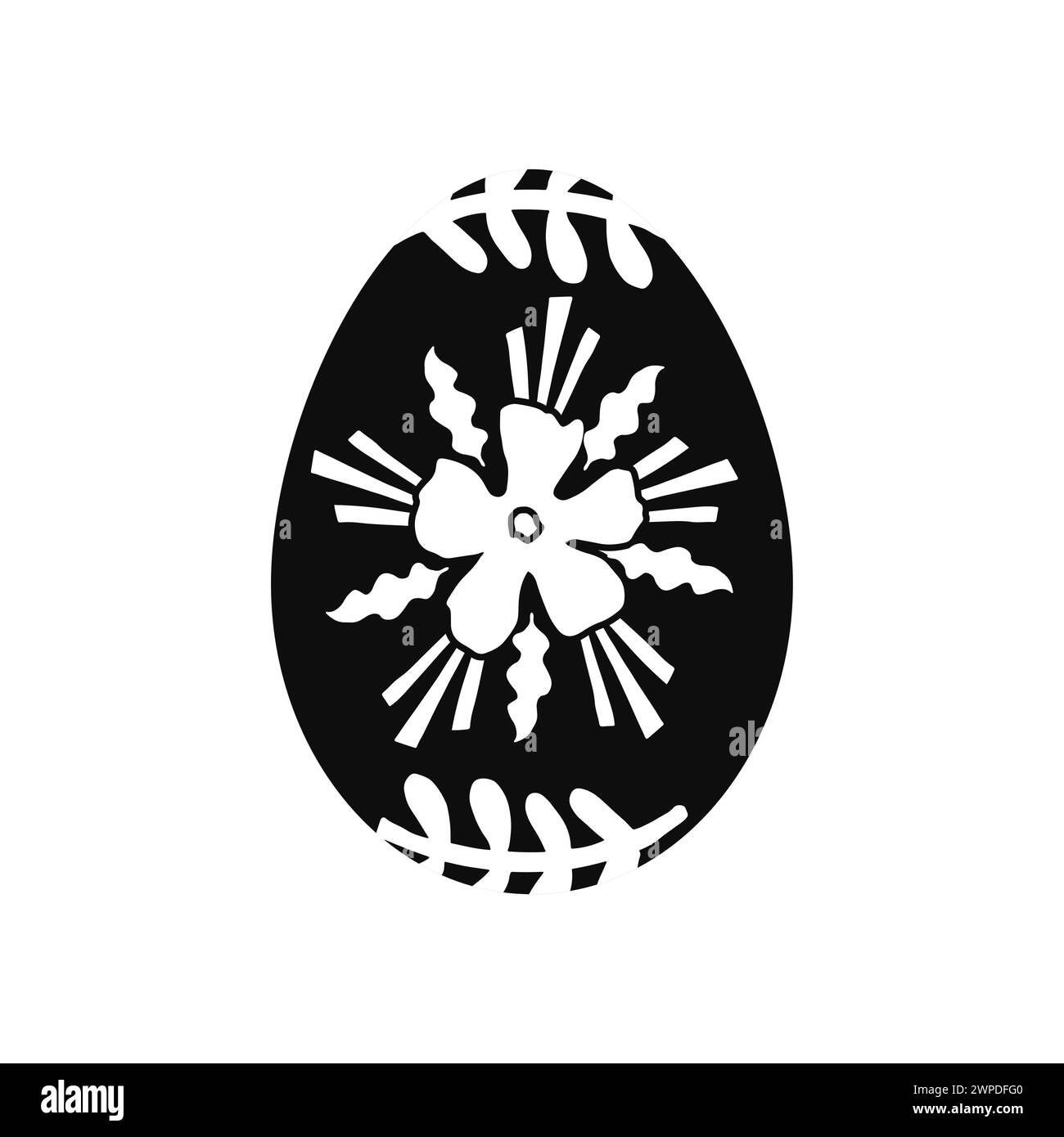 Kid easter egg Black and White Stock Photos & Images - Alamy