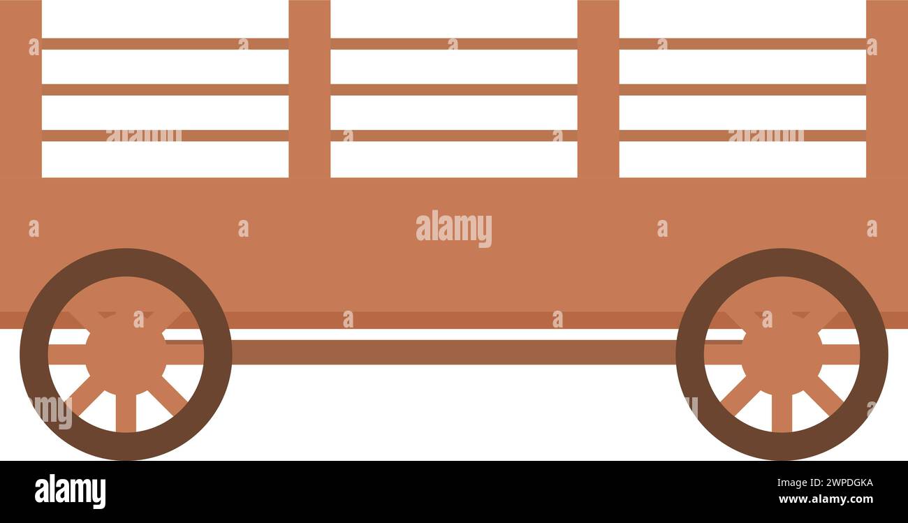 Farm wooden cart icon cartoon vector. Pig farm. Nature home health ...