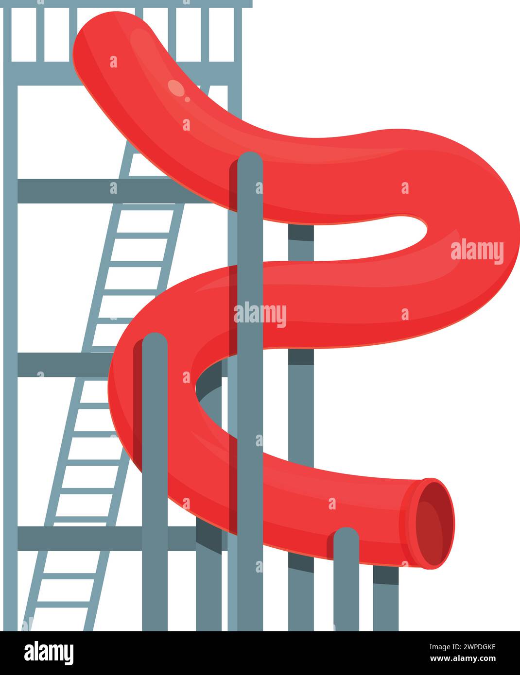 Swim chute Stock Vector Images - Alamy