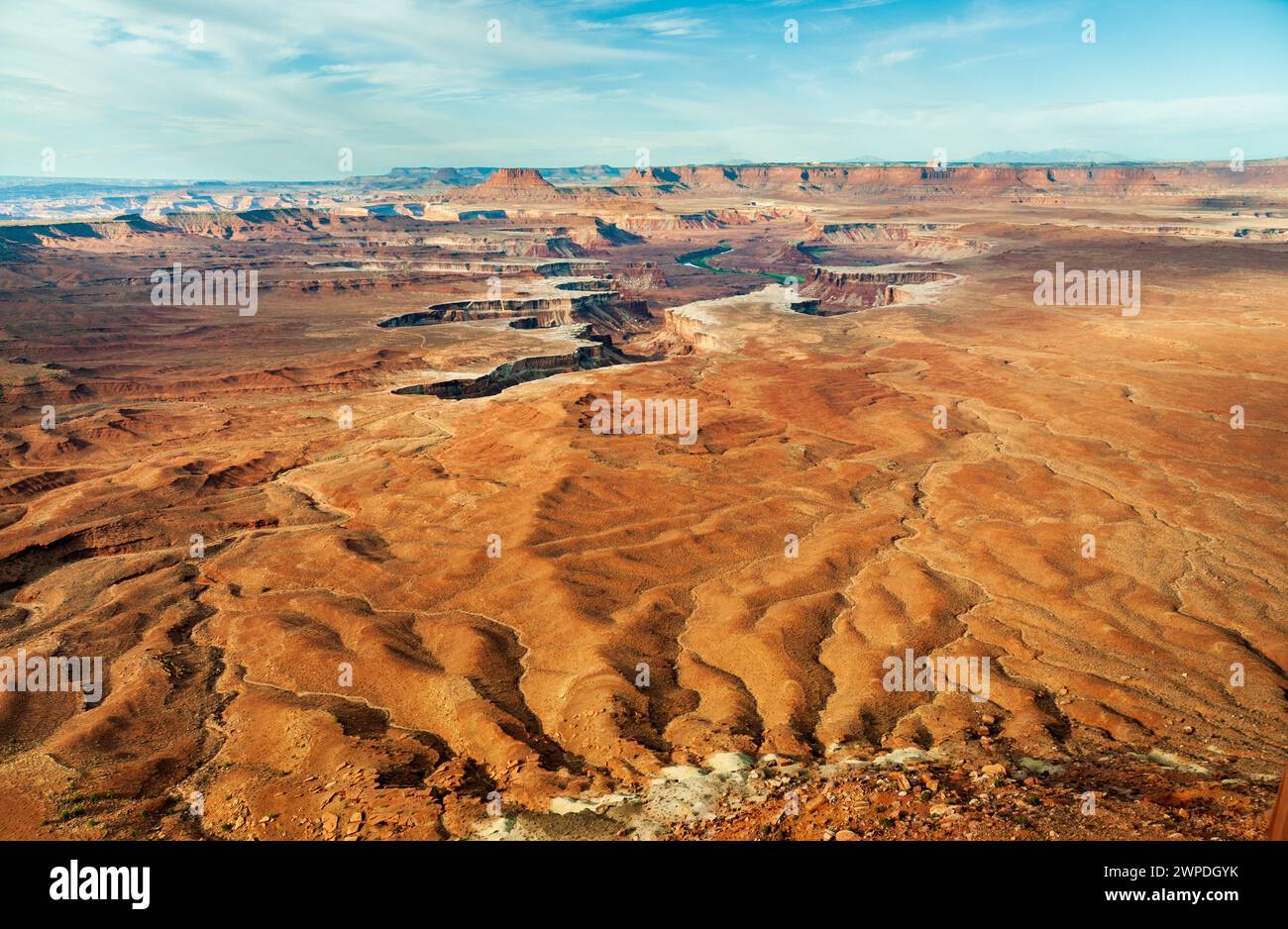 Green River Overlook, Canyonlands National Park in southeastern Utah ...