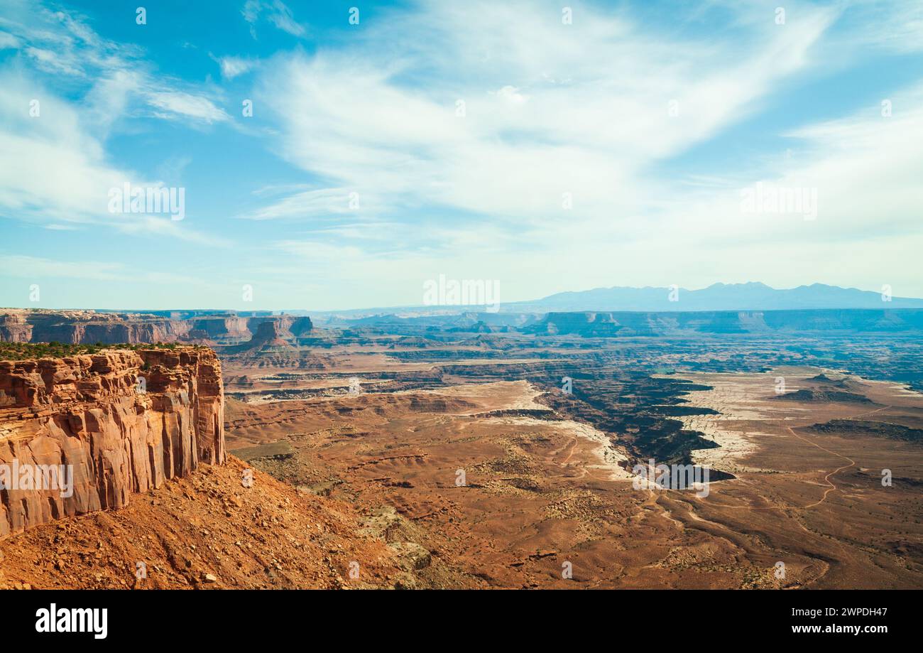 Green River Overlook, Canyonlands National Park in southeastern Utah ...