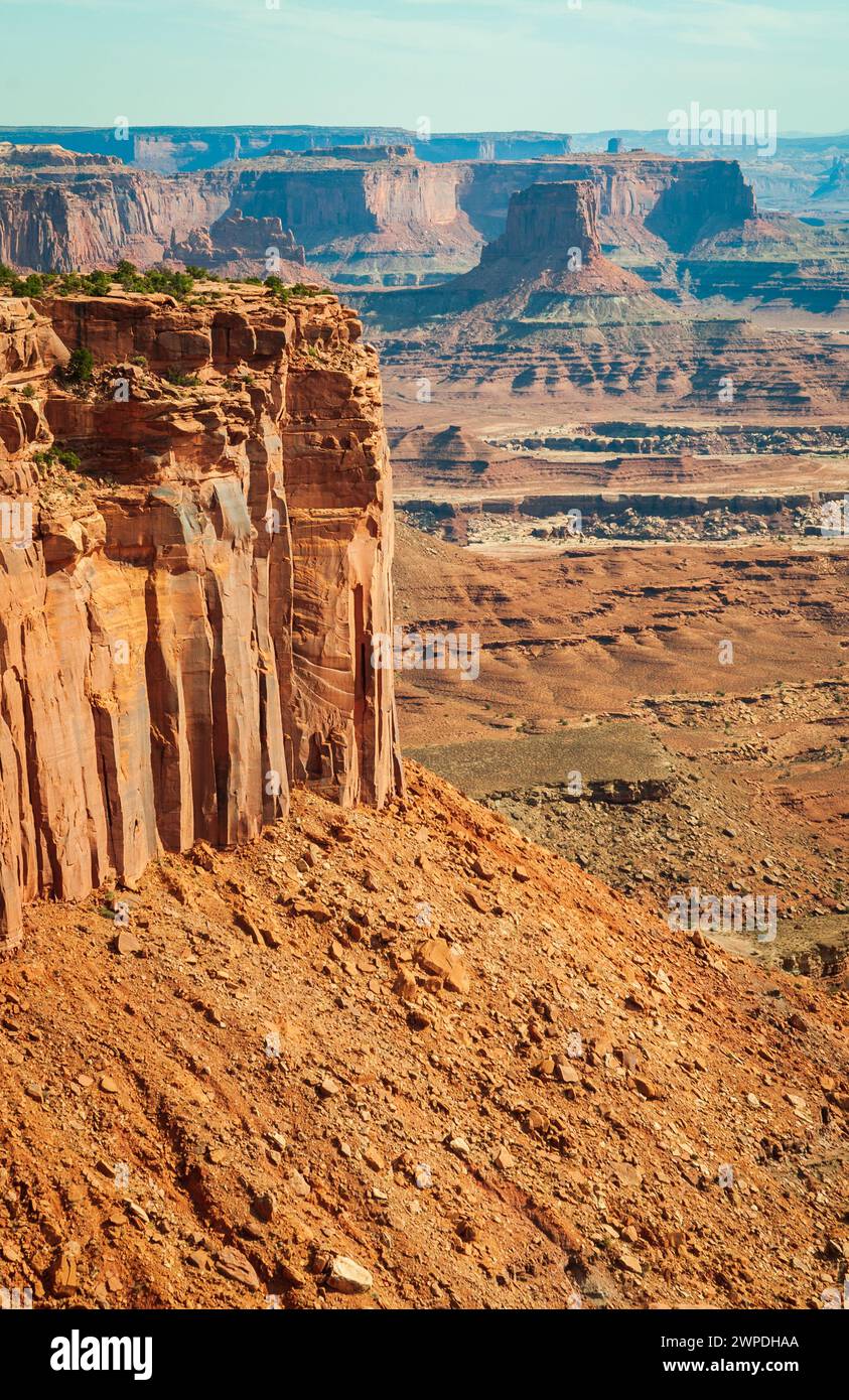 Green River Overlook, Canyonlands National Park in southeastern Utah ...