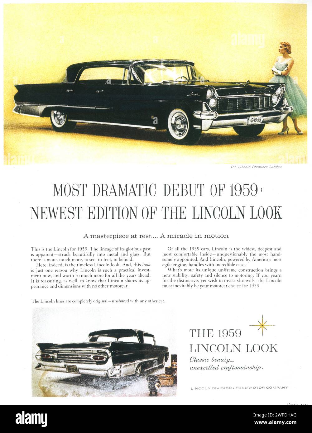 1950s advertising vintage original hi-res stock photography and images ...