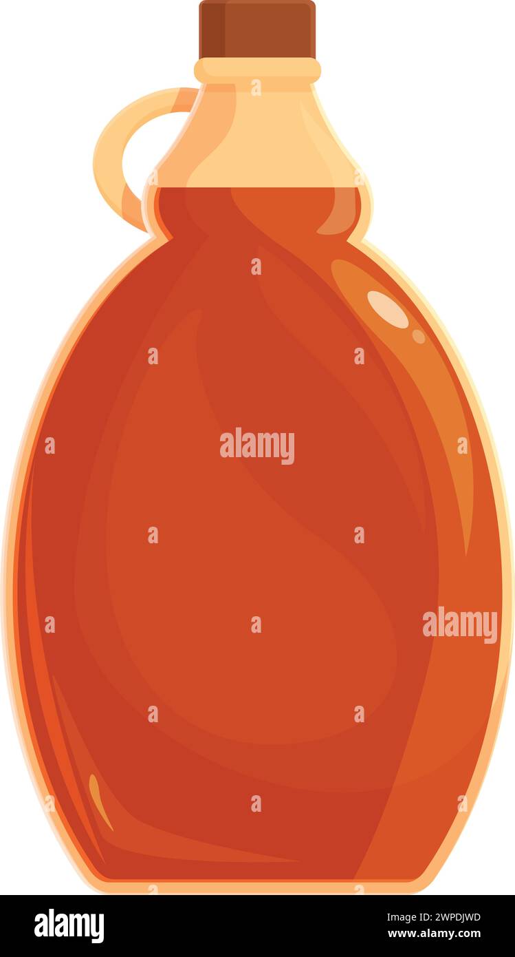 Organic maple syrup icon cartoon vector. Sweet product. Market diet ...