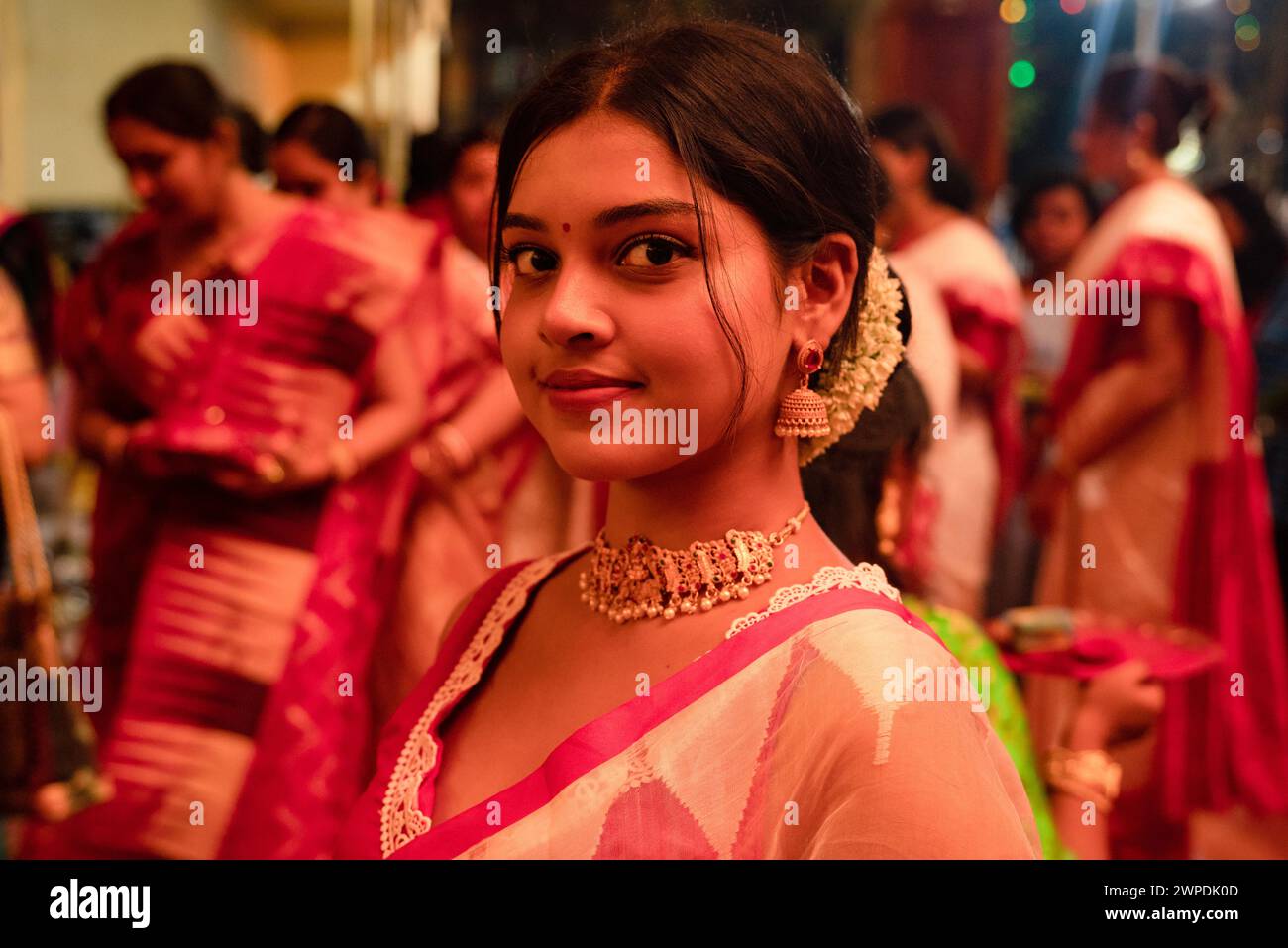 "Sindur Khela" is a cherished tradition among Bengali married women, celebrated on the final day ...