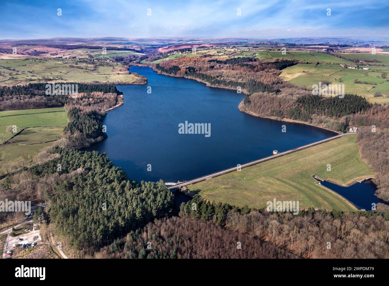 Fewston reservoir, in the Yorkshire, Dale Stock Photo - Alamy