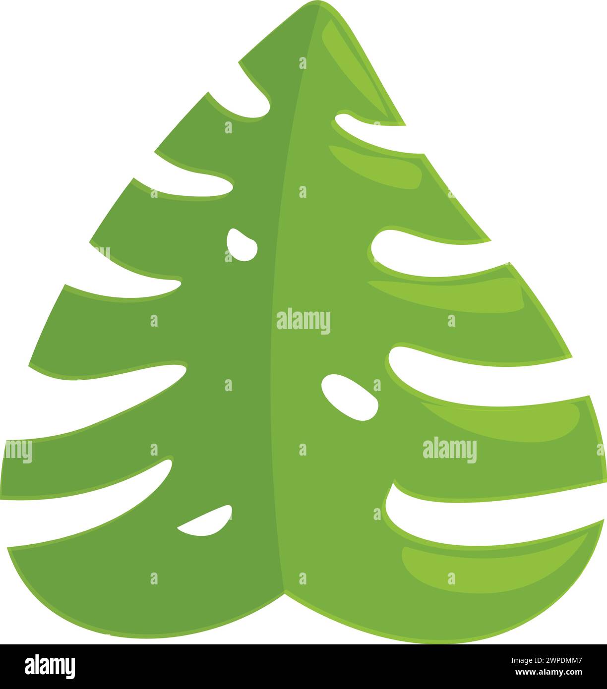 Monstera leaf icon cartoon vector. Travel nature asia. Nature asia trip ...