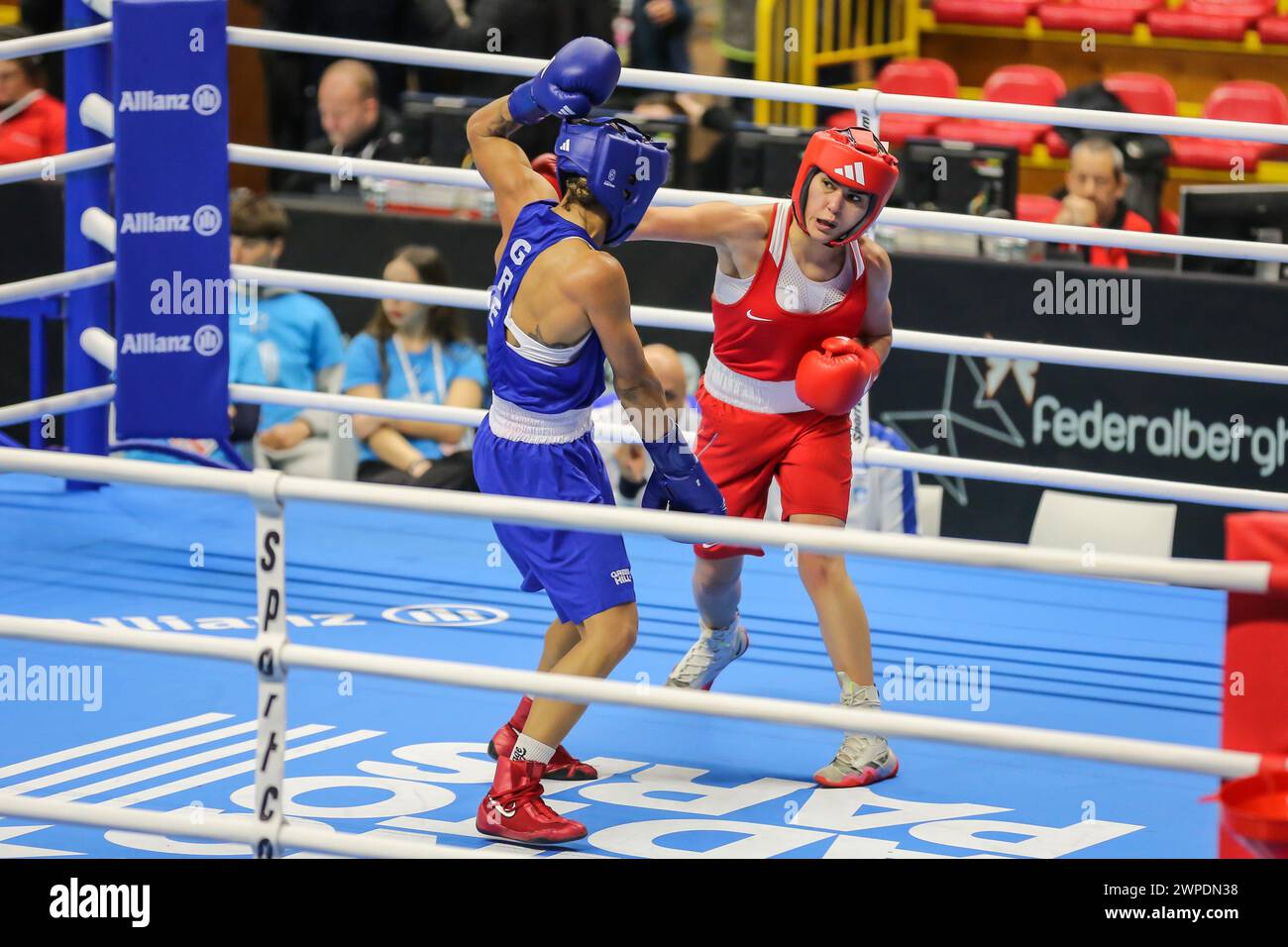 Busto Arsizio, Italy. 06th Mar, 2024. Sadiku Donjeta and Linardatou ...