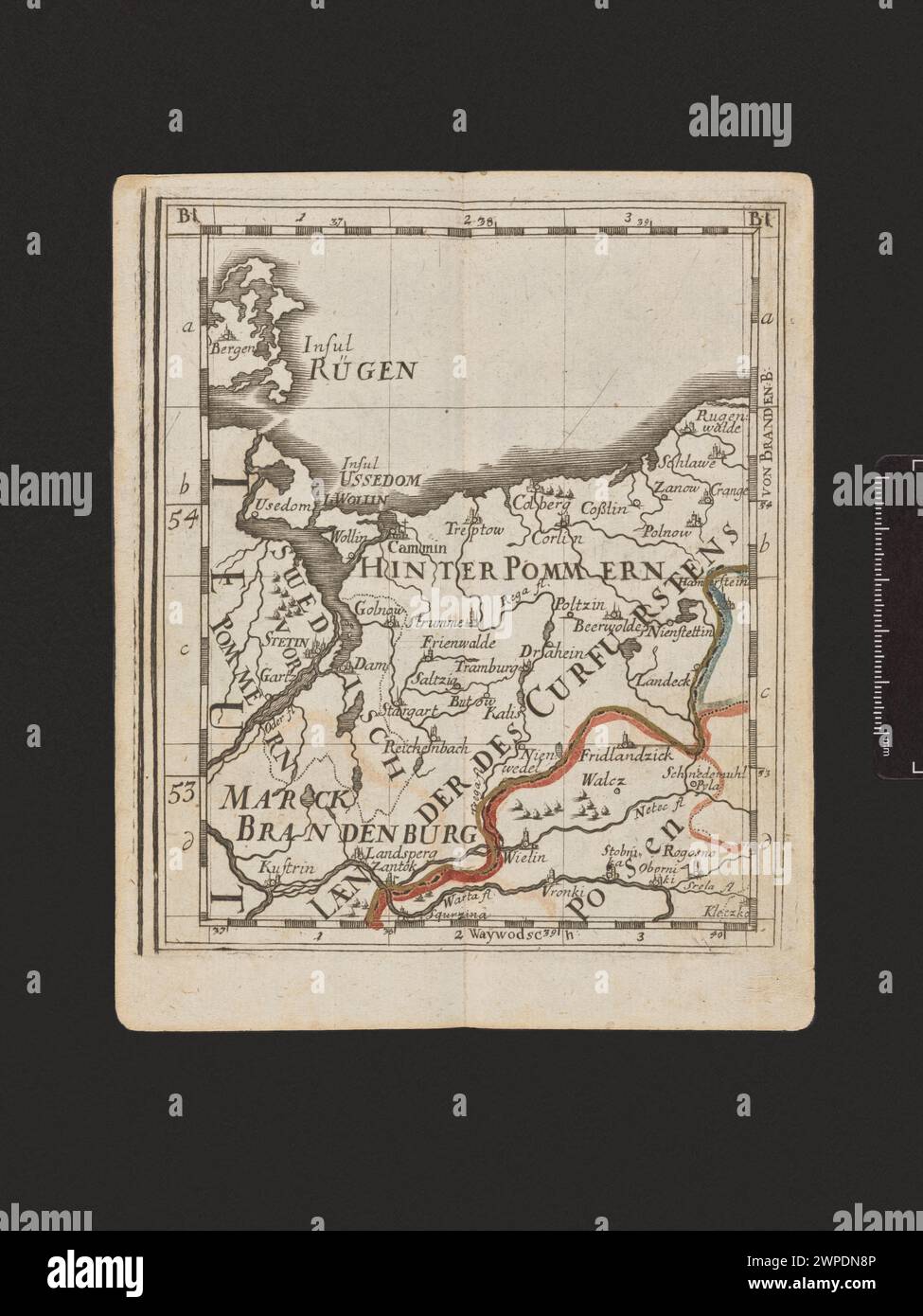 Szczecin map sketch hi-res stock photography and images - Alamy