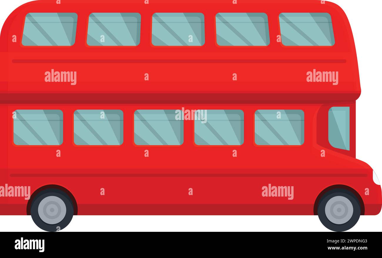 Public english bus icon cartoon vector. Classic tourism. Tour car ...