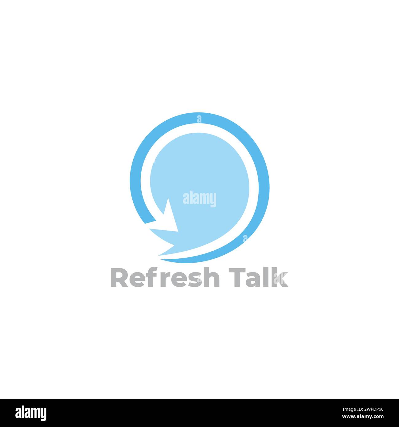 refresh talk bubble podcast symbol logo vector Stock Vector Image & Art ...