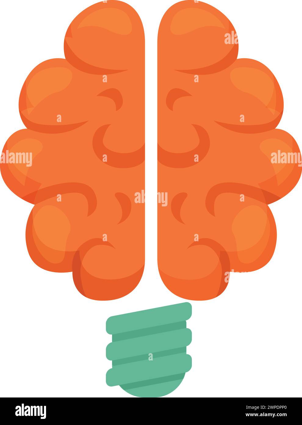 Brainstorming idea icon cartoon vector. Launch startup. Future mind ...