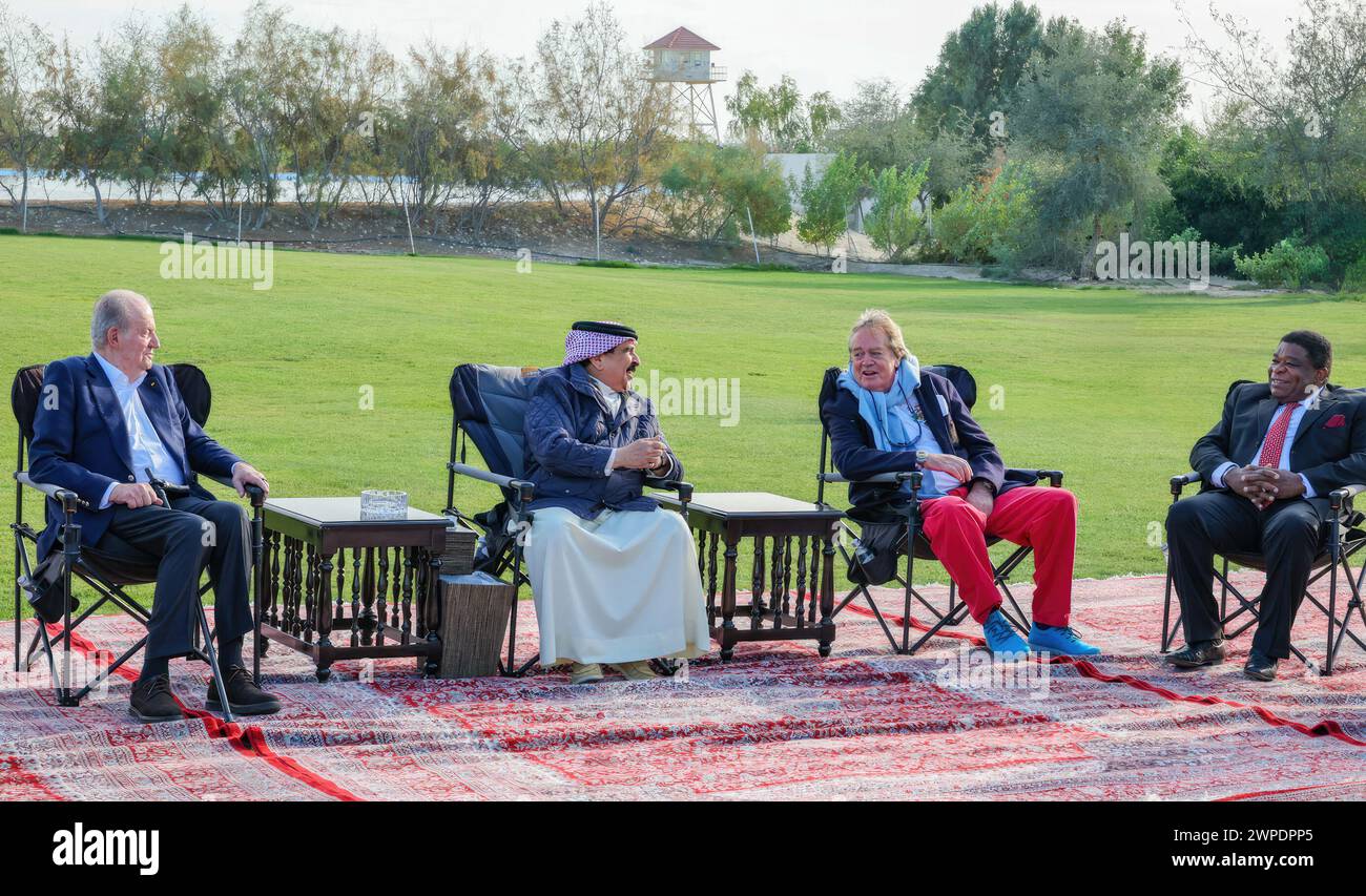 Manama, Bahrain. 02nd Mar, 2024. King Hamad bin Isa Al Khalifa of ...