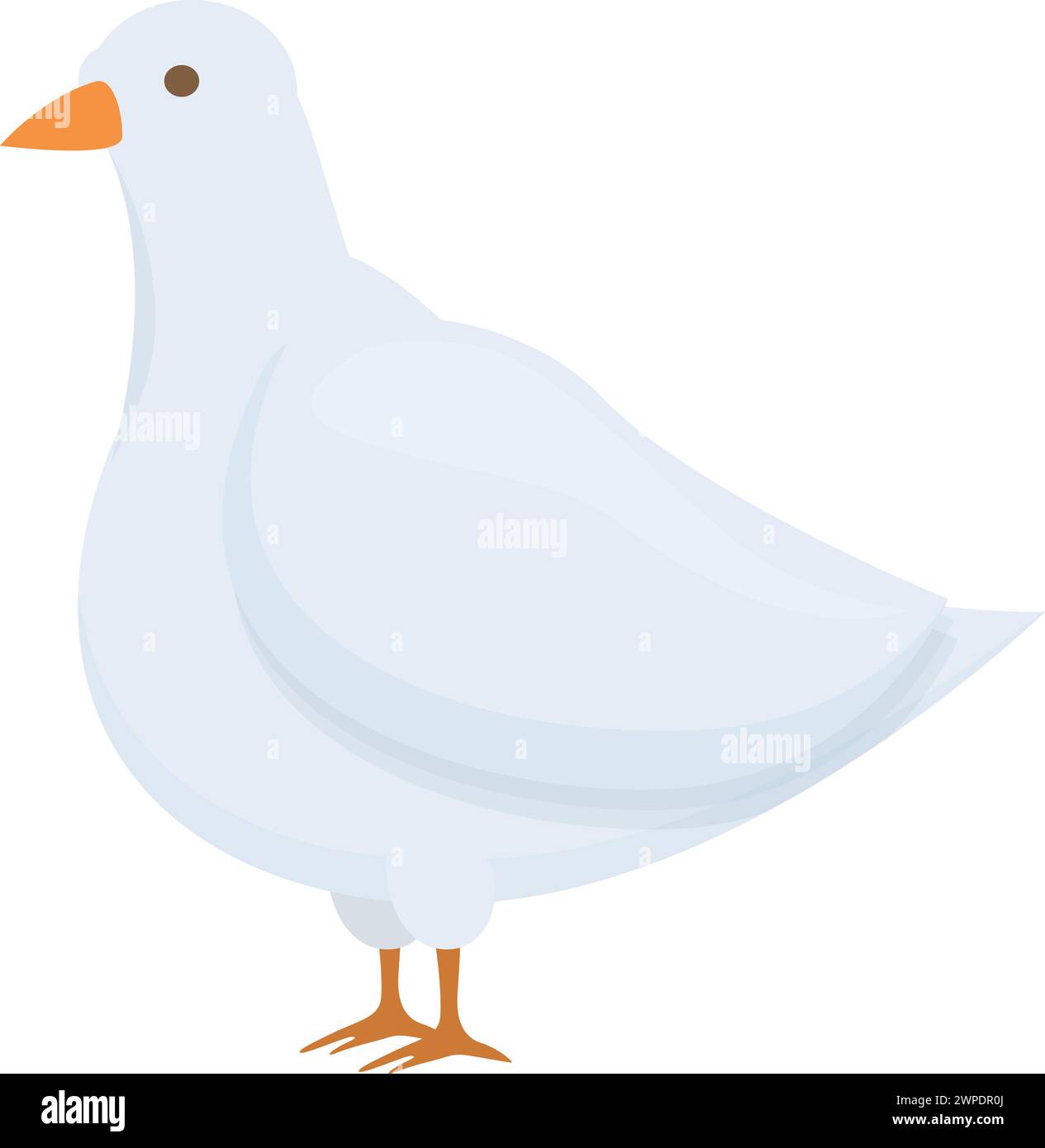 Holy white pigeon icon cartoon vector. Sunday celebration. Friday holy ...