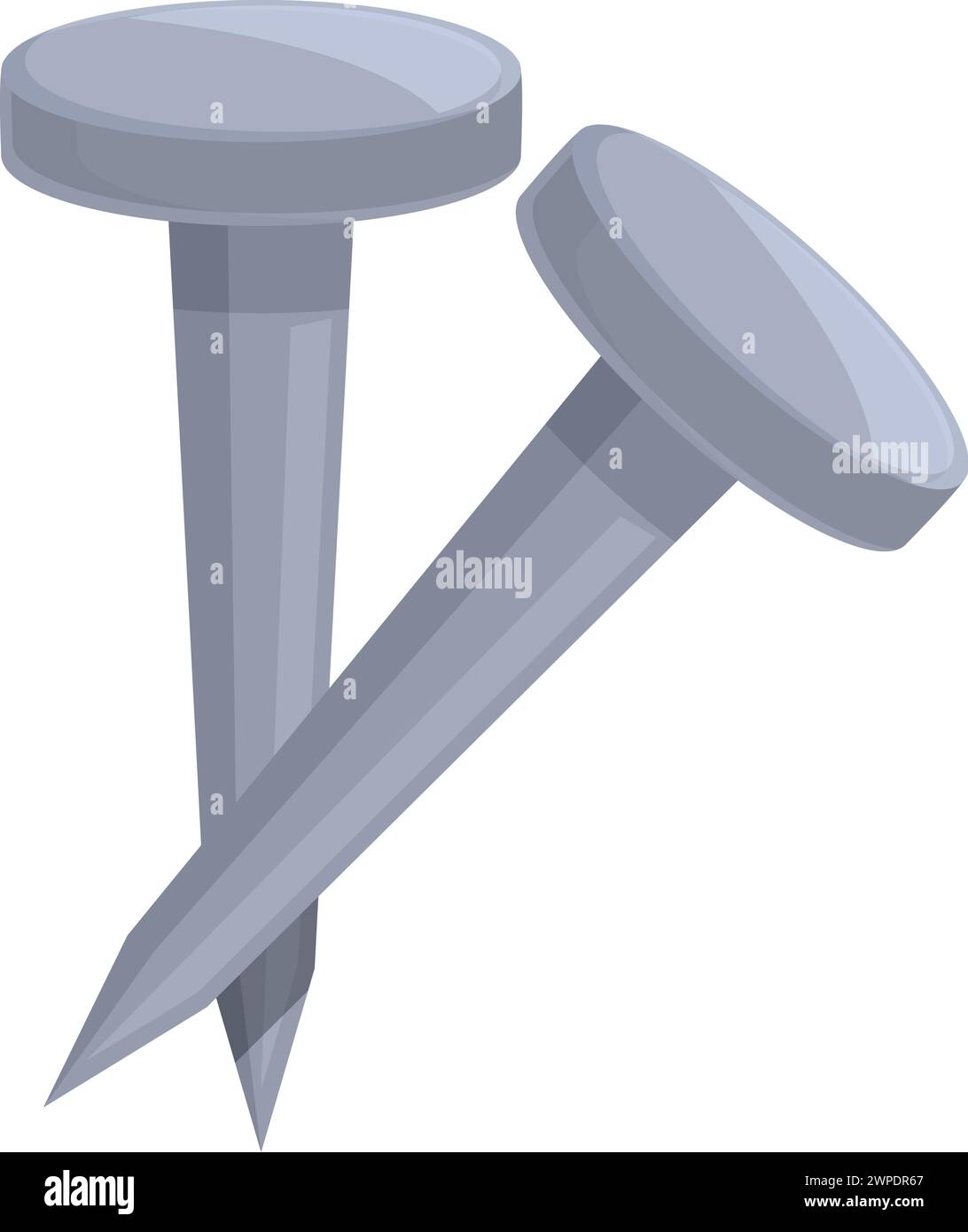 Christ metal nails icon cartoon vector. Sunday passion. Holy week ...