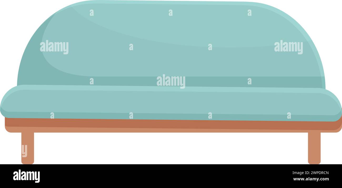 Simple sofa store icon cartoon vector. Furniture design. New office ...