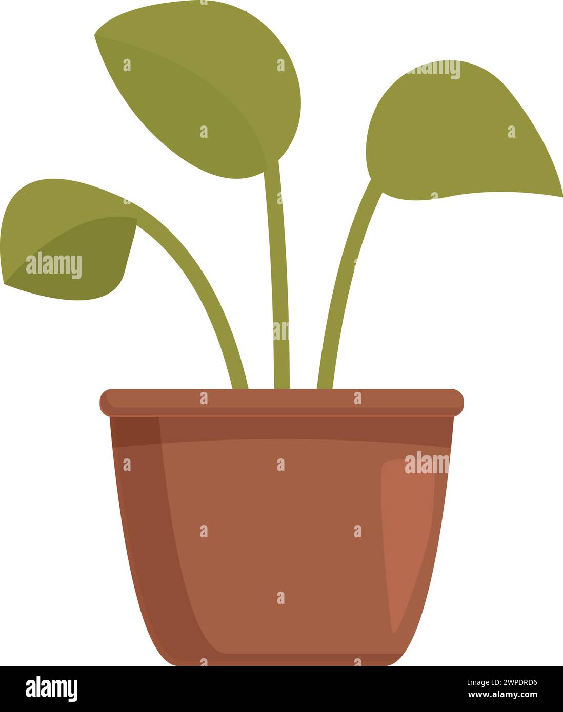 Interior plant pot icon cartoon vector. House furniture store. Sale on ...