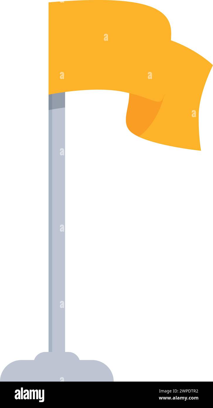 Creative plan flag icon cartoon vector. Goal education. Logical ...