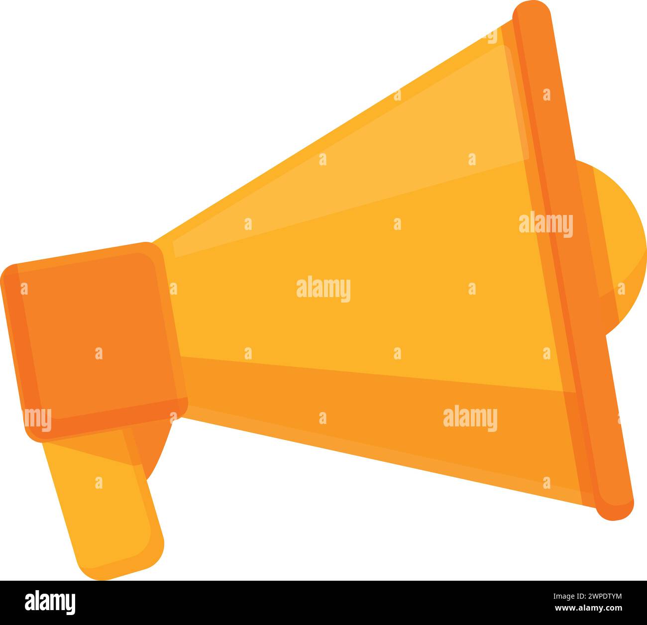 Megaphone thinking icon cartoon vector. Mindset process. Half power ...