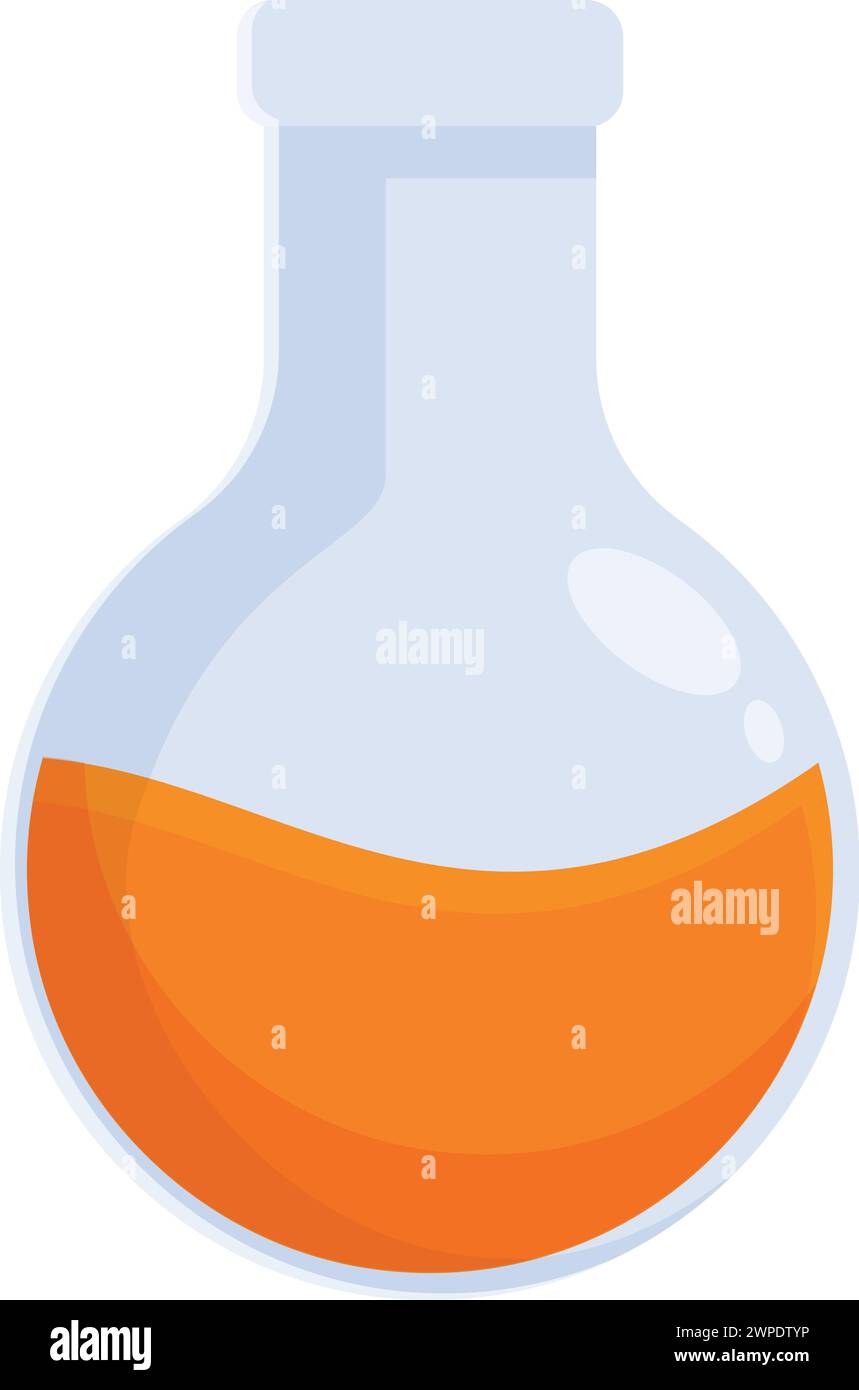 Flask chemical idea icon cartoon vector. Future genius. Power team ...