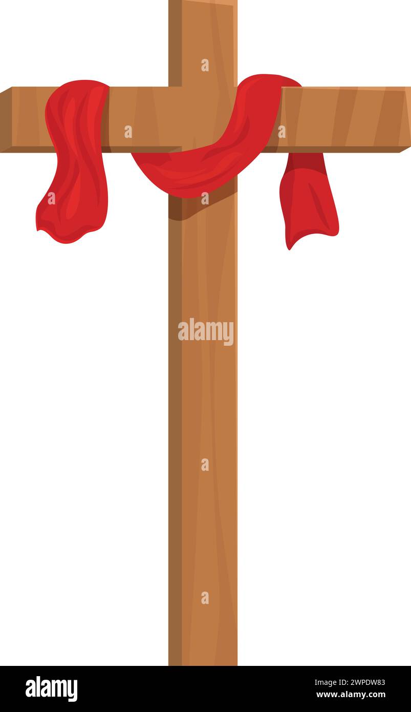 Holy catholic celebration icon cartoon vector. Bread holiday. Passion ...