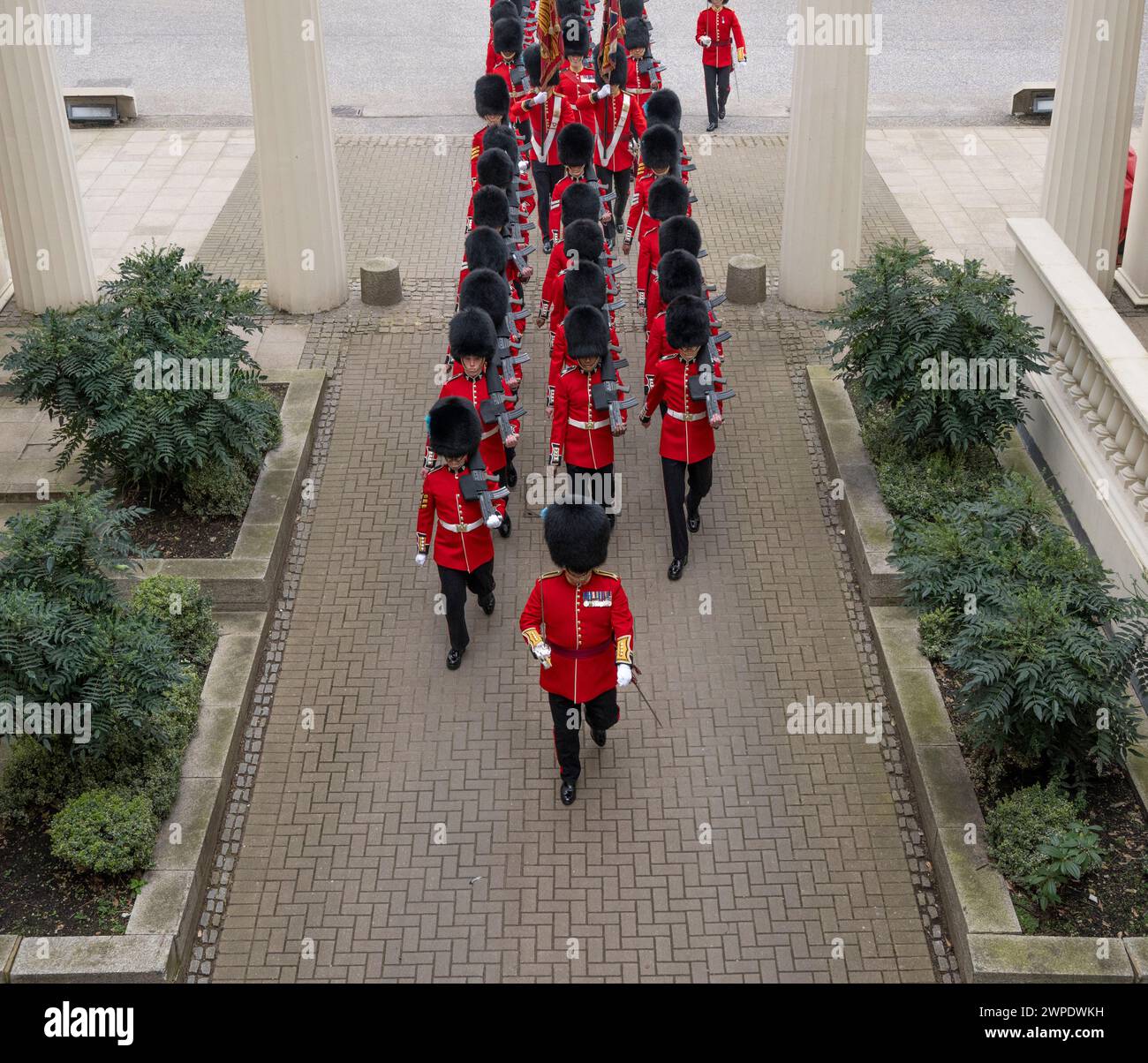 Wellington Barracks, London, UK. 7th Mar, 2024. The Major General's ...