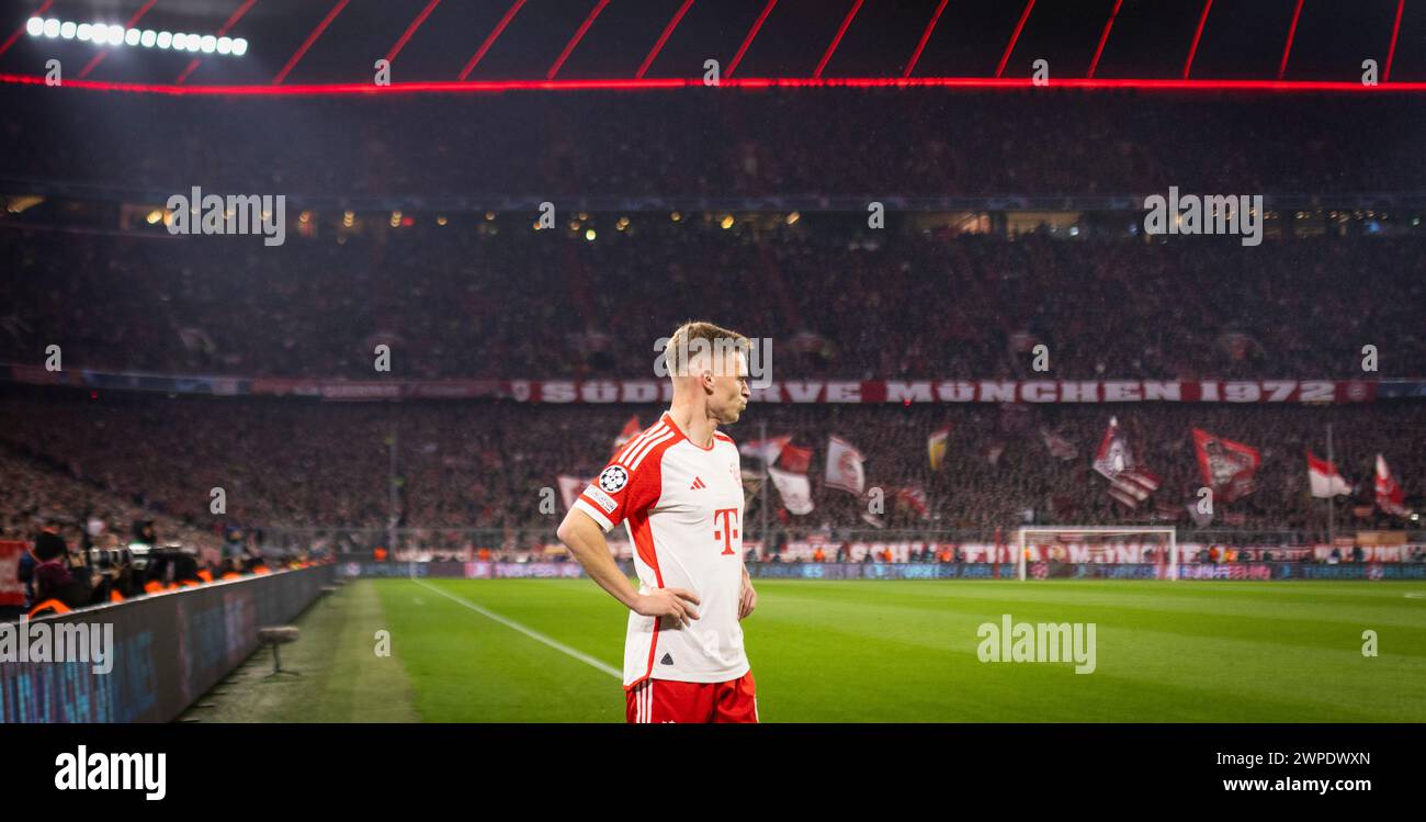 Munich Germany. 05th Mar 2024. Joshua Kimmich (Muenchen) FC Bayern ...