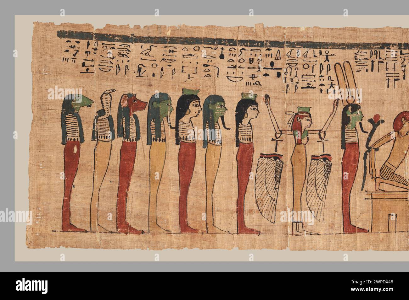 Mythological papyrus Amon's signs Ta-Hem-EN-Mut; around 1069 945 BC ...