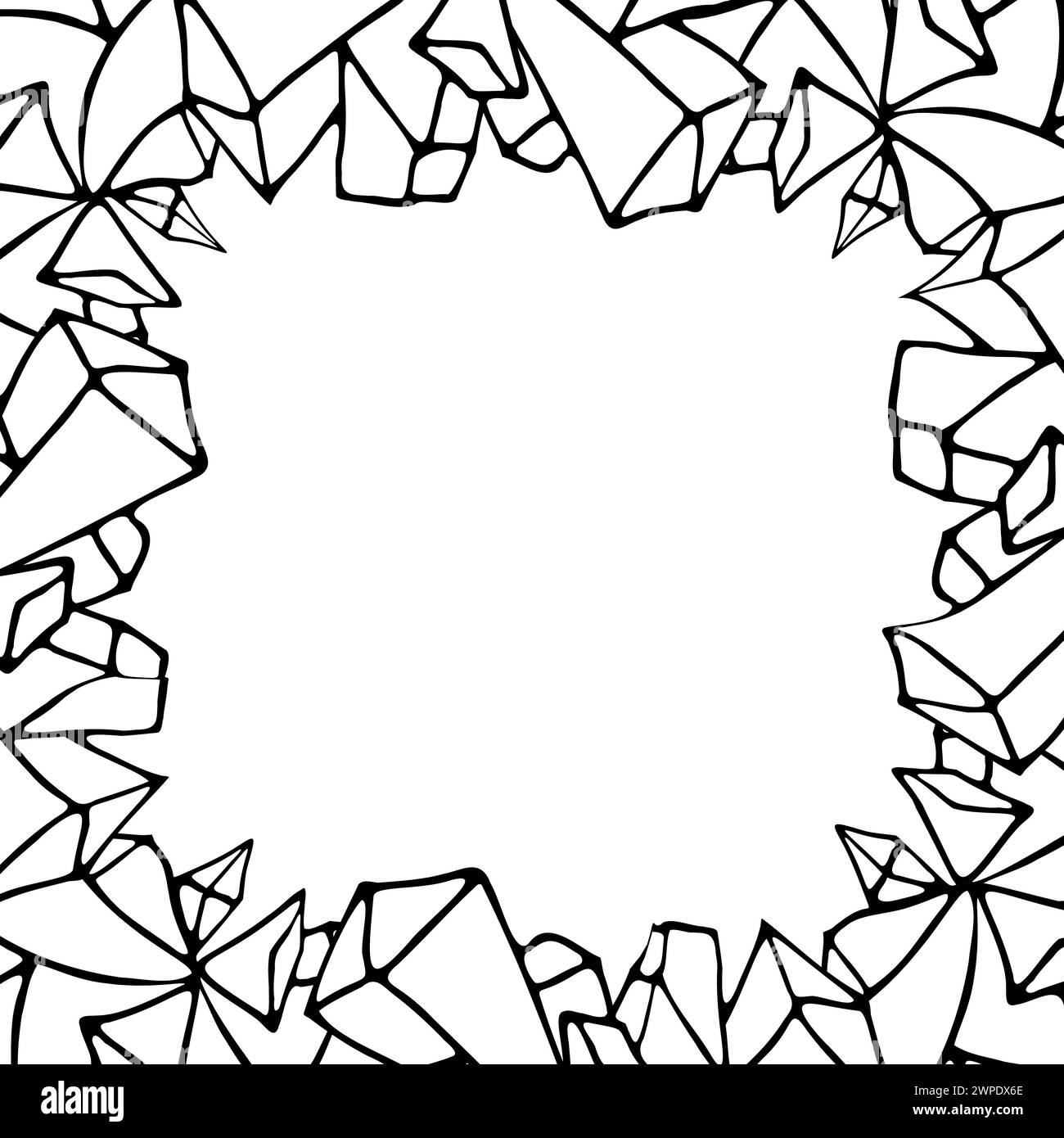 Triangle shape coloring Stock Vector Images - Alamy